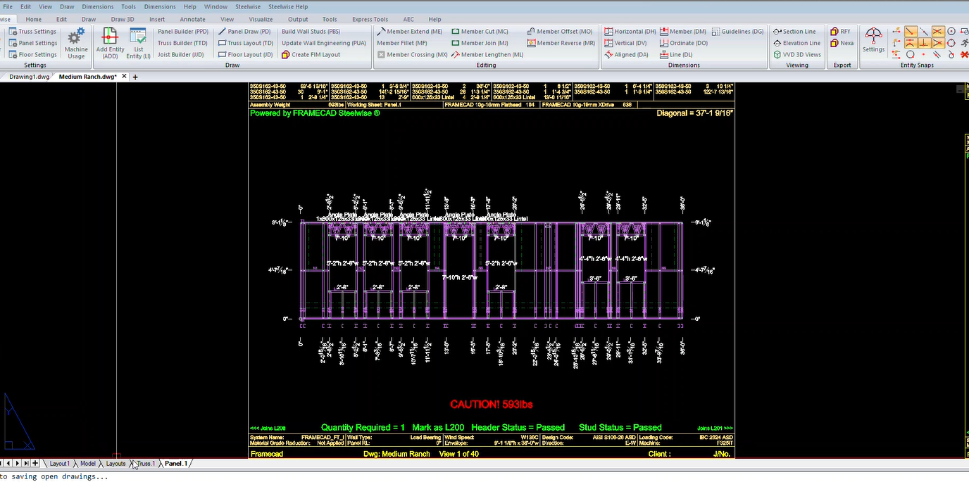 FRAMECAD Steelwise - Steel Framing Detailing & Engineering Software