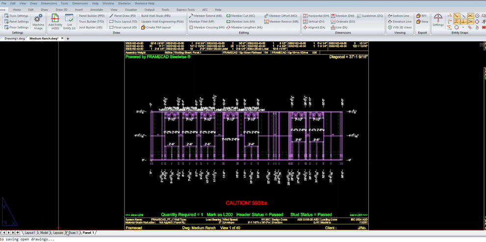 FRAMECAD Steelwise - Steel Framing Detailing & Engineering Software