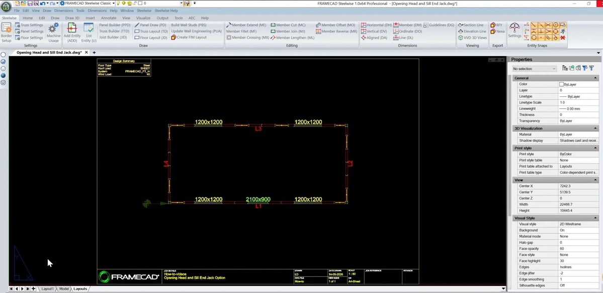 FRAMECAD Steelwise - Steel Framing Detailing & Engineering Software