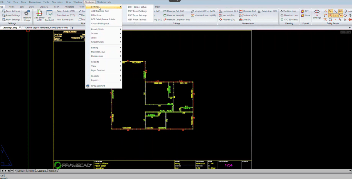 FRAMECAD Steelwise - Steel Framing Detailing & Engineering Software