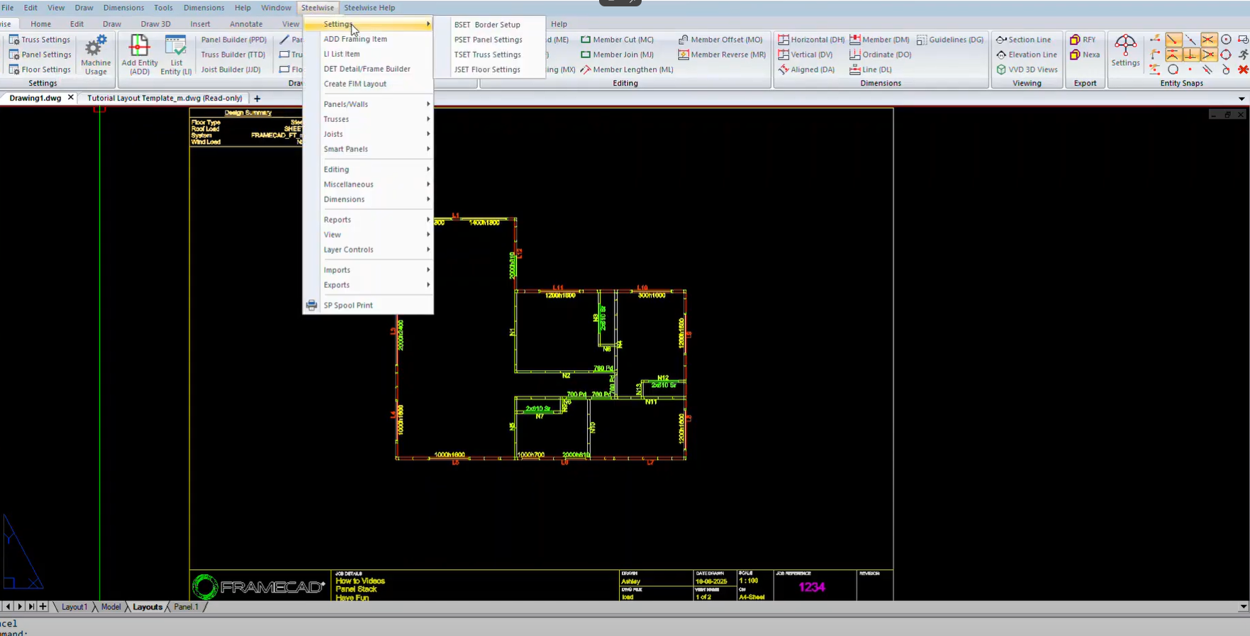 FRAMECAD Steelwise - Steel Framing Detailing & Engineering Software